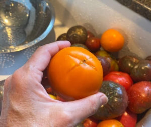 Blanching Tomatoes